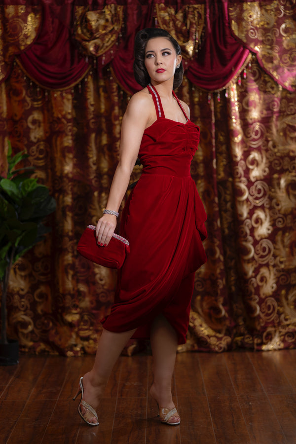 Cover Girl Dress in Red – LadySplendorClothing